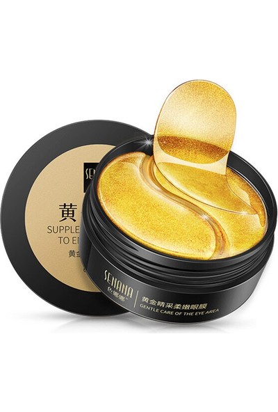 Senana Altın Tozlu Şişlik Morluk Giderici Sıkılaştırıcı Kolojen Göz Maskesi 80 gr x 60 Adet Senana Altın Tozlu Şişlik Morluk Giderici Sıkılaştırıcı Kolojen Göz Maskesi 80 gr x 60 Adet