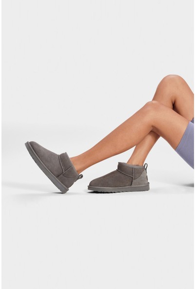 UGG W Classic Ultra Mini Grey (Gri) UGG W Classic Ultra Mini Grey (Gri)