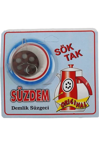Süzdem Sök Tak Demlik Süzgeci