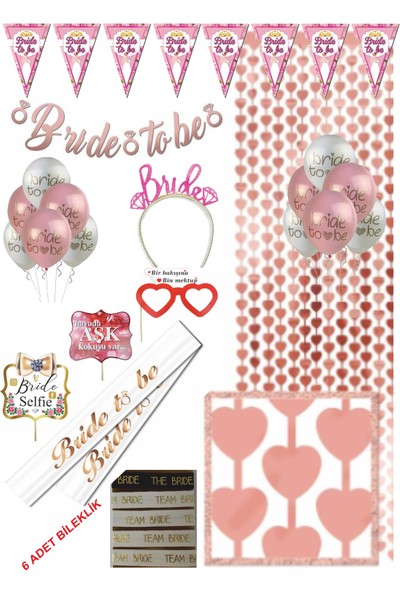 Doğumgünü Marketim Bride To Be Vip Bekarlığa Veda Parti Seti Doğumgünü Marketim Bride To Be Vip Bekarlığa Veda Parti Seti