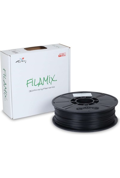 Filamix Siyah Filament Pla + 1.75MM 1 kg Plus Filamix Siyah Filament Pla + 1.75MM 1 kg Plus
