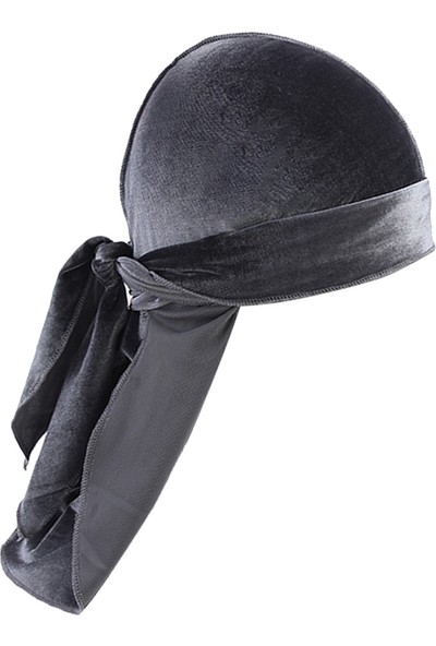 F Fityle Uniseks Kadife Bandana Şapka - Gri (Yurt Dışından) F Fityle Uniseks Kadife Bandana Şapka - Gri (Yurt Dışından)
