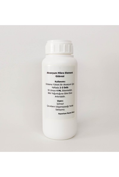 Aquarium Plants Akvaryum Mikro Element Gübresi 600ML - Bitkili Akvaryumlar Için Aquarium Plants Akvaryum Mikro Element Gübresi 600ML - Bitkili Akvaryumlar Için