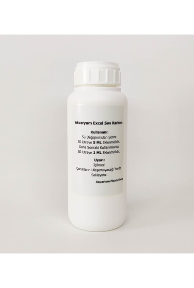 Aquarium Plants Akvaryum Excel Sıvı Karbon 600ML - Bitkili Akvaryumlar Için