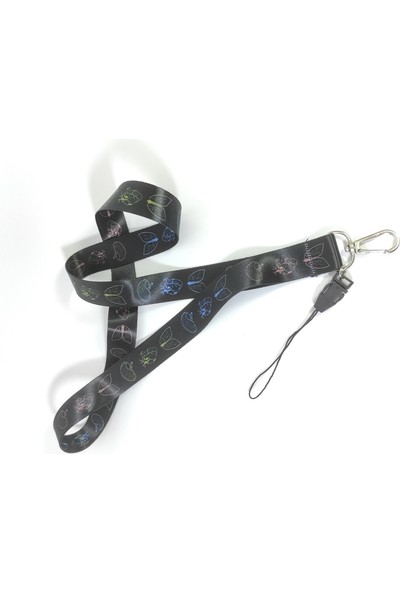 Çatı Medikal Renkli Organlar Desenli Yaka Kartı İpi