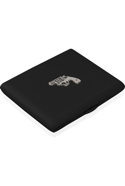 Zekupp Siyah Temalı Metal Sigara Tabakası