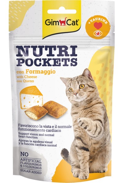 Gimcat Nutripockets Kedi Ödülü Peynir Taurin 60Gr gk Gimcat Nutripockets Kedi Ödülü Peynir Taurin 60Gr gk
