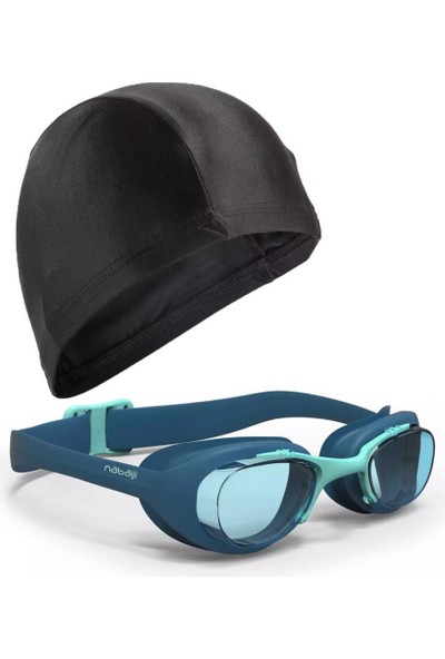 Nabaiji L Boy Yetişkin Yüzücü Gözlüğü Yüzücü Bone Seti Turkuaz Nabaiji L Boy Yetişkin Yüzücü Gözlüğü Yüzücü Bone Seti Turkuaz
