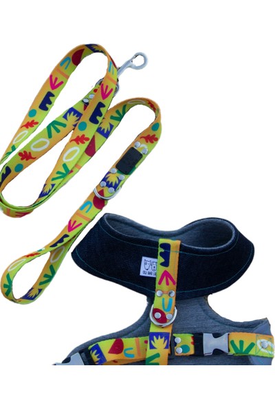 Oli And Lui Matisse Köpek Göğüs Tasması ve Köpek Gezdirme Kayışı Seti-Xl Oli And Lui Matisse Köpek Göğüs Tasması ve Köpek Gezdirme Kayışı Seti-Xl