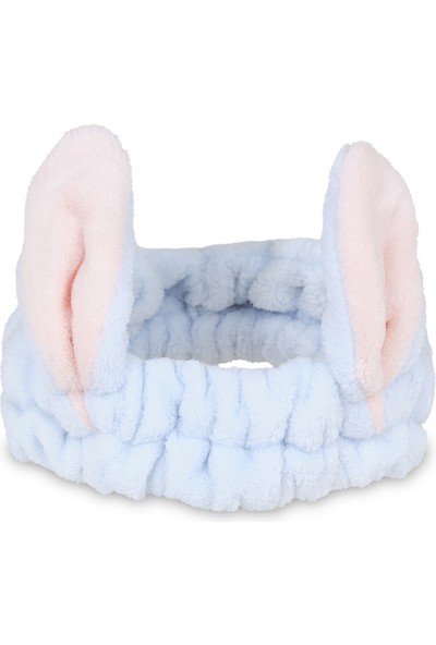 Ecrou Tavşan Kulaklı Saç Toplama Bandı Tacı Mavi CE0100095