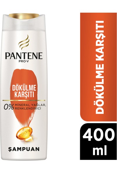 Pantene Pro-V Saç Dökülmelerine Karşı Etkili Şampuan, 400ml
