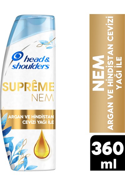 Head&Shoulders Head & Shoulders Kepeğe Karşı Etkili Şampuan Nemlendirme Argan Ve Hindistan Cevizi Yağı 360ml Head&Shoulders Head & Shoulders Kepeğe Karşı Etkili Şampuan Nemlendirme Argan Ve Hindistan Cevizi Yağı 360ml