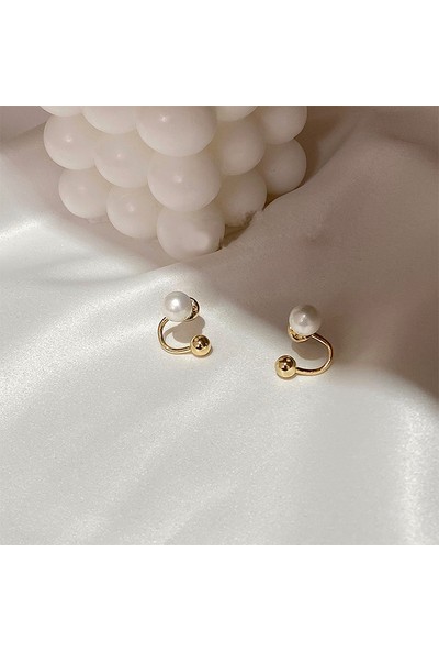 Inci 925 Ayar Gümüş Iğneli Bayan Küpe Made In Korea