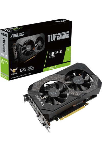 Asus Geforce TUF-GTX1660TI-6G-EVO-GAMING 6gb Gddr6 192BIT 1800MHZ Oc 1xdvı 2xhdmı 1xdp Ekran KARTI(GTX1660TI) Asus Geforce TUF-GTX1660TI-6G-EVO-GAMING 6gb Gddr6 192BIT 1800MHZ Oc 1xdvı 2xhdmı 1xdp Ekran KARTI(GTX1660TI)