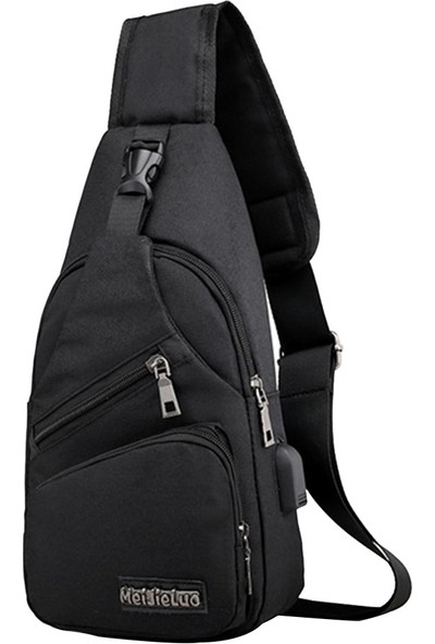 F Fityle Erkek Sling Çanta Göğüs Paketi Omuz Çantası USB Bağlantı Noktası Anti Hırsızlık Seyahat Çapraz Vücut Çanta Siyah (Yurt Dışından) F Fityle Erkek Sling Çanta Göğüs Paketi Omuz Çantası USB Bağlantı Noktası Anti Hırsızlık Seyahat Çapraz Vücut Çanta Siyah (Yurt Dışından)