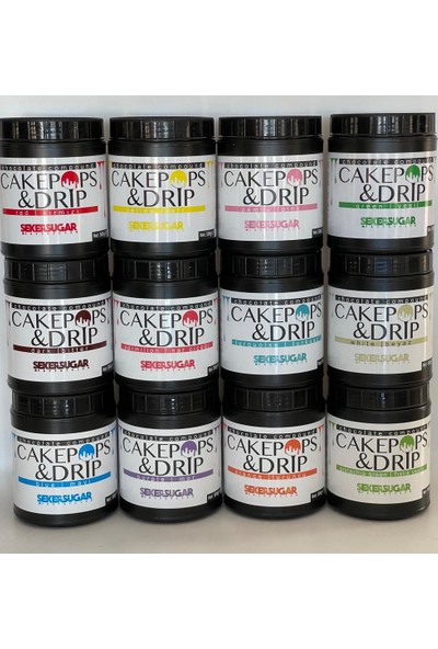 Şeker & Sugar Yeşil Cake Drip Çikolata 500 gr Şeker & Sugar Yeşil Cake Drip Çikolata 500 gr