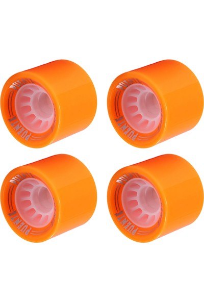 Homyl 4 / Set Kaykay Tekerlekleri 70X51MM Kararlı Seyir Tekerlekleri Turuncu (Yurt Dışından)