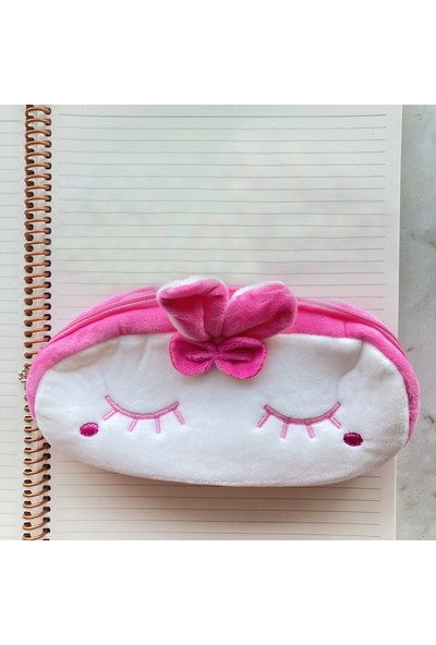 Şeker Ofisi Tavşan Kulaklı Unicorn Peluş Harika Dokulu Kalemlik