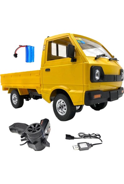 F Fityle Wpl D12 Rc Araba 1/10 4WD Elektrikli Oyuncak Off Road Rc 1 Pil (Yurt Dışından)