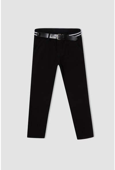 DeFacto Erkek Çocuk Regular Fit Kemerli Pantolon V5404A621Wn DeFacto Erkek Çocuk Regular Fit Kemerli Pantolon V5404A621Wn