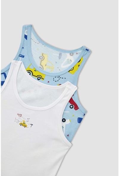 DeFacto Erkek Çocuk Regular Fit 2'li Atlet V7785A621AU