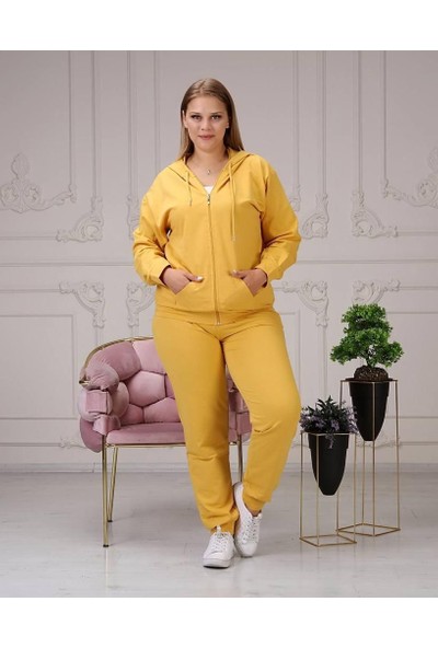 Daisy Tek Renk Battal Eşofman Takımı