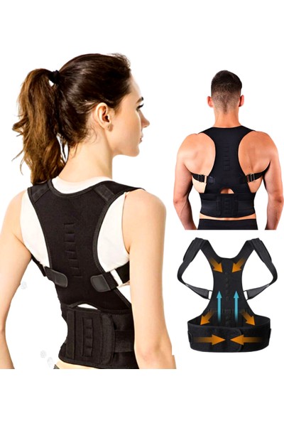 İpek Bazaar Ipekbazaar Medikal Dik Durus Korsesi Kambur Önleyici Sırt Düzleştirici Omuz Bel Korsesi