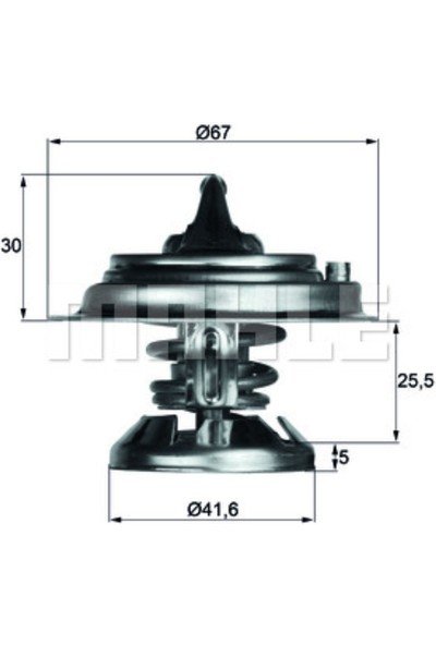 Behr-T Mercedes W124-201-202-210 Termostat 1983-2000 Arası UYUMLU(A6012000215)