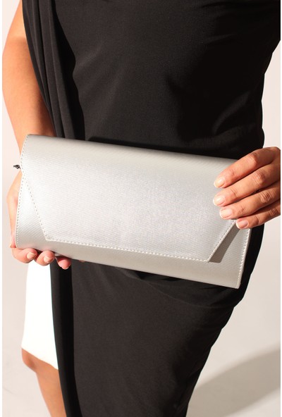 Rovigo Plus Suni Deri Gümüş Kadın Çanta