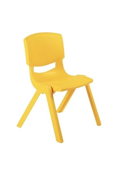 Göksan Mutfak Çocuk Sandalyesi Plastik Kırılmaz Sarı