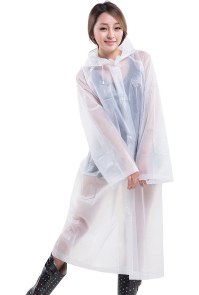 Wellhouse Su Geçirmez Eva Şeffaf Yağmurluk - Beyaz (Yurt Dışından) Wellhouse Su Geçirmez Eva Şeffaf Yağmurluk - Beyaz (Yurt Dışından)
