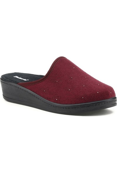 Polaris 601133.Z1PR Bordo Kadın Ev Terliği