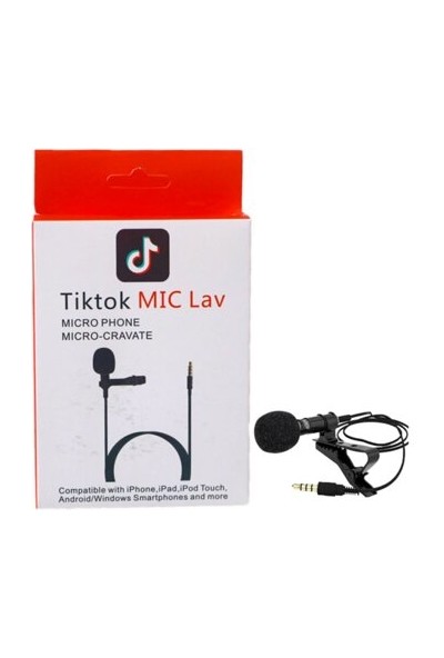 Voce Tik Tok Mic Lav Mikrofon Voce Tik Tok Mic Lav Mikrofon