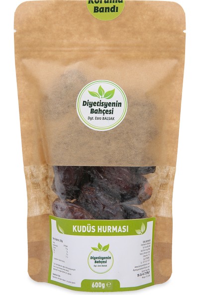 Diyetisyenin Bahçesi Kudüs (Filistin) Hurması - 600 G Diyetisyenin Bahçesi Kudüs (Filistin) Hurması - 600 G