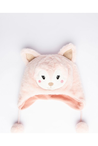 Penti Pembe Kız Çocuk Mouse Bere