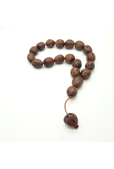Kehribar Atölyesi Kahverengi Andız Ağacı Tesbih