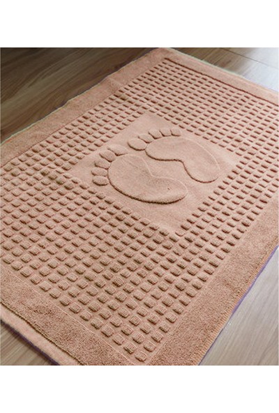 Regule 4'lü Ayak Havlusu Banyo Paspas Seti 50 x 70 cm Ayak Çizgili