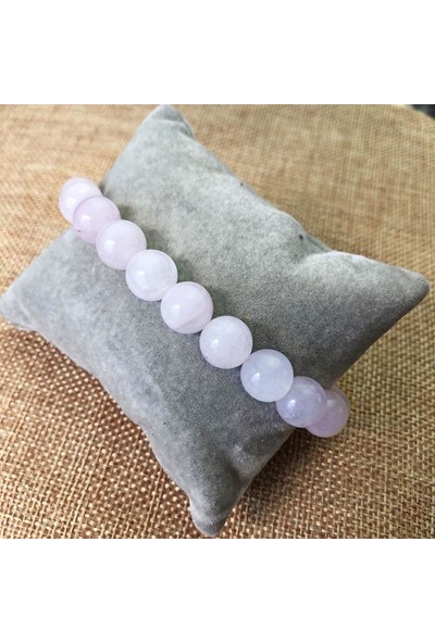 İmran Doğal Taş 10 mm Küre Kesim Pembe Kuvars Taşı Doğal Taş Bileklik - IMRBL00092 İmran Doğal Taş 10 mm Küre Kesim Pembe Kuvars Taşı Doğal Taş Bileklik - IMRBL00092