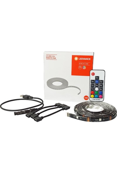 Ledvance Flex Tv Arkası USB Şerit LED Rgb 2,5m Ledvance Flex Tv Arkası USB Şerit LED Rgb 2,5m