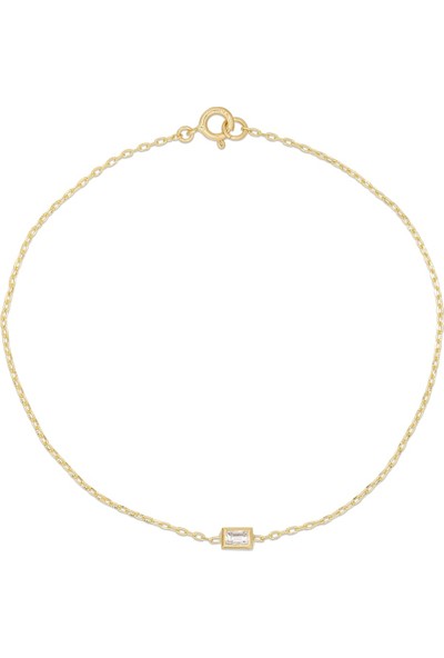 Sare Pırlanta Pırlanta Altın 0,07 Karat Baget Bileklik