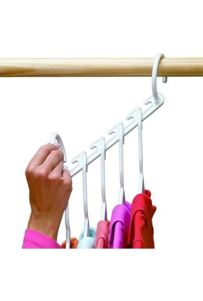 OPTANA Wonder Hanger Elbise Gömlek Dolap Gardrop Akıllı Sihirli Askı 8li OPTANA Wonder Hanger Elbise Gömlek Dolap Gardrop Akıllı Sihirli Askı 8li