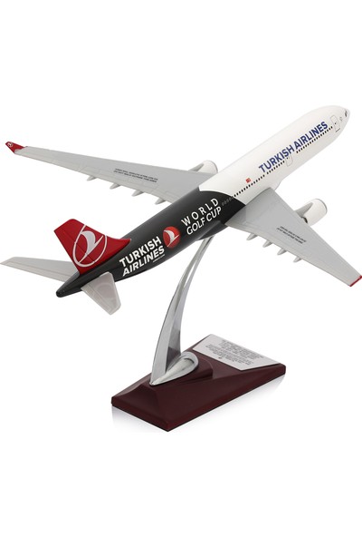 Zekupp Airbus A330-300 Thy Lisanslı Model Uçak, World Golf Cup Uçak Maketi Zekupp Airbus A330-300 Thy Lisanslı Model Uçak, World Golf Cup Uçak Maketi