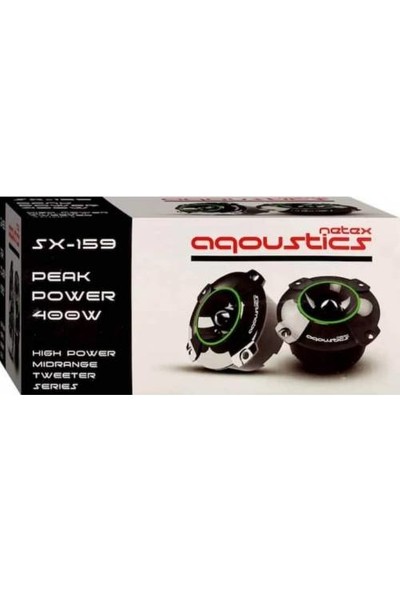 Aqoustics Sx 159 Oto 8 cm Midrange Tweeter Amfi Uyumlu Profesyone Aqoustics Sx 159 Oto 8 cm Midrange Tweeter Amfi Uyumlu Profesyone