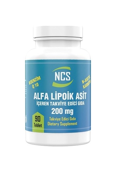 Ncs L-Carnitine Alpha Lipoic Acid Coenzyme Q10 100 Mg 90 Tablet Ncs L-Carnitine Alpha Lipoic Acid Coenzyme Q10 100 Mg 90 Tablet