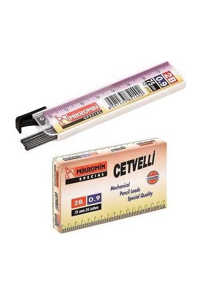 Mikro Min 0.9 mm Cetvelli Kalem Ucu 75 mm Mikro Uç