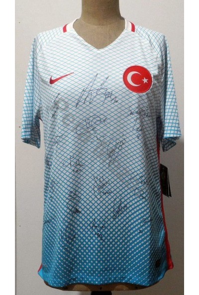 Nike Türkiye Imzalı Mavi Milli Maç Forma
