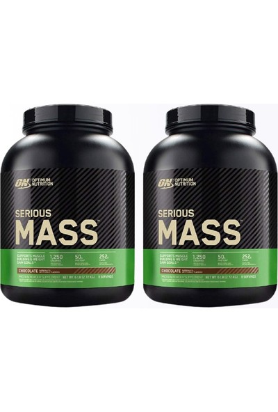 Optimum Nutrition Optimum Serious Mass 5454 gr 2x 2727 gr Çikolata Optimum Nutrition Optimum Serious Mass 5454 gr 2x 2727 gr Çikolata