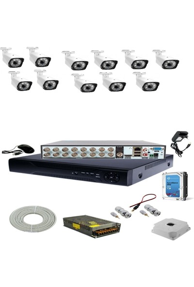 Bluetech 11 Kameralı 1440P 5mp Ahd Full Hd Sabit Ip Gerektirmez Tak Çalıştır Güvenlik Kamera Sistemi Bluetech 11 Kameralı 1440P 5mp Ahd Full Hd Sabit Ip Gerektirmez Tak Çalıştır Güvenlik Kamera Sistemi