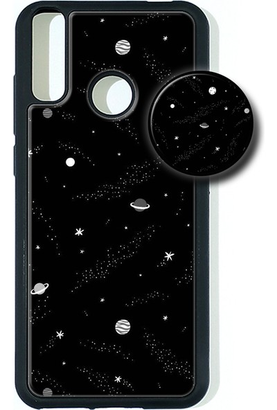 AVS Kılıf Vestel Venus E5 Popsocketli Kılıf Epoksi&silikon Arka Kapak