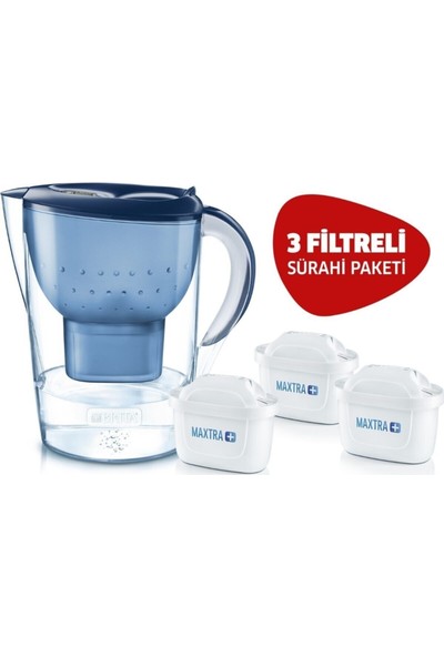 Brita Marella XL Su Arıtmalı Sürahi Mavi - 3 Filtreli